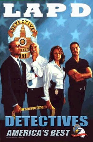 LAPD Detectives poster by Rudy – Rudy Vargas Studio